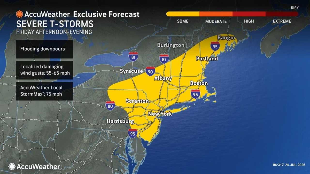 Cold Front To Spark Severe Storms With 65 MPH Wind Gusts After 100 ...