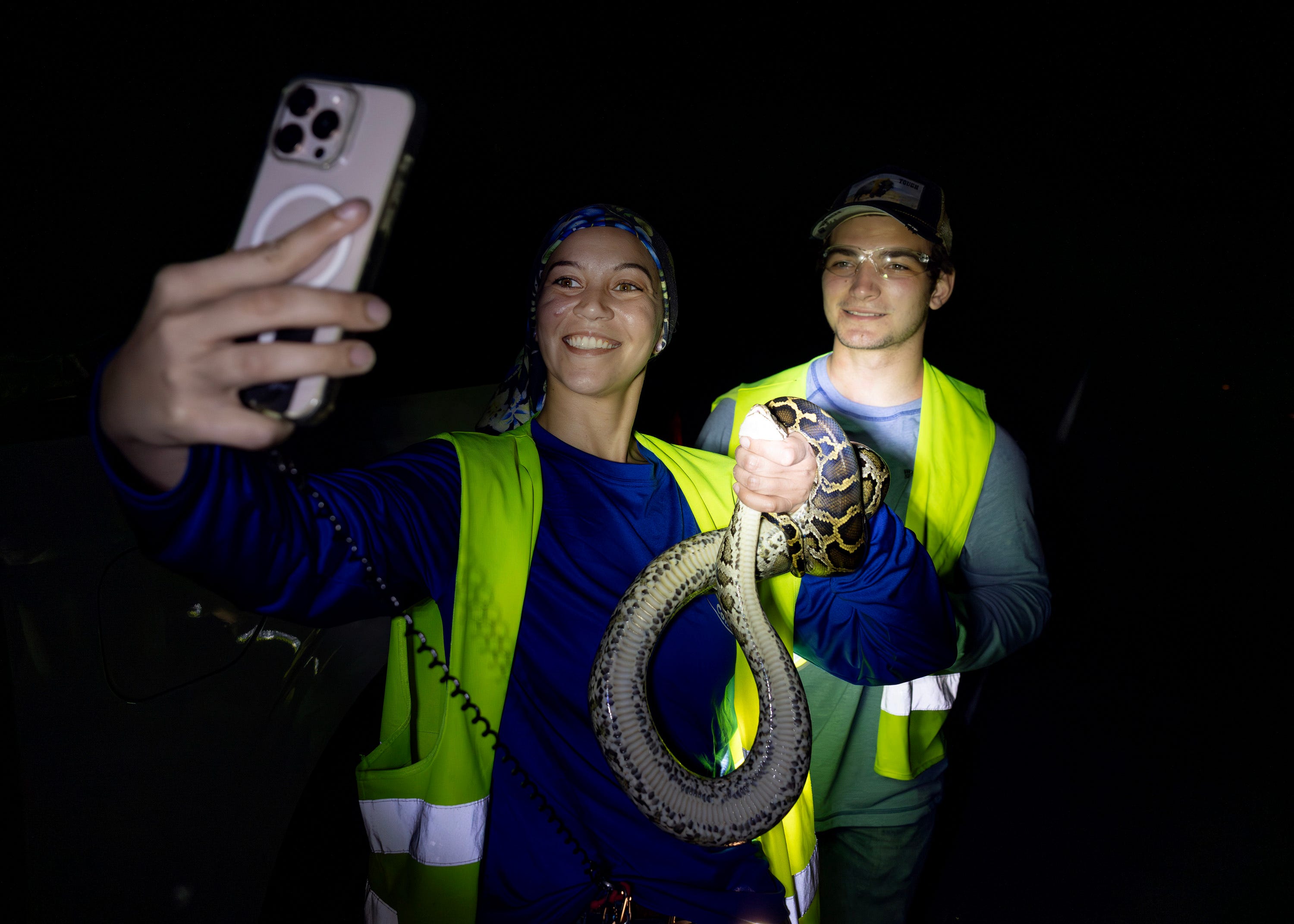 See photos of snakes hunted in the Florida Python Challenge