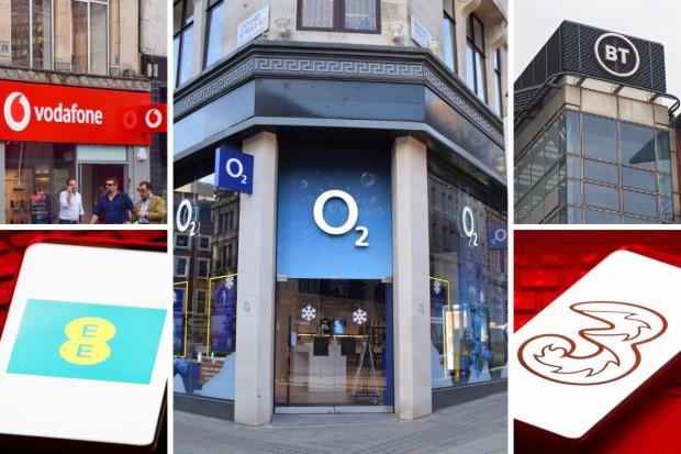 EE, O2, Vodafone, Three and BT all down as customers report issues