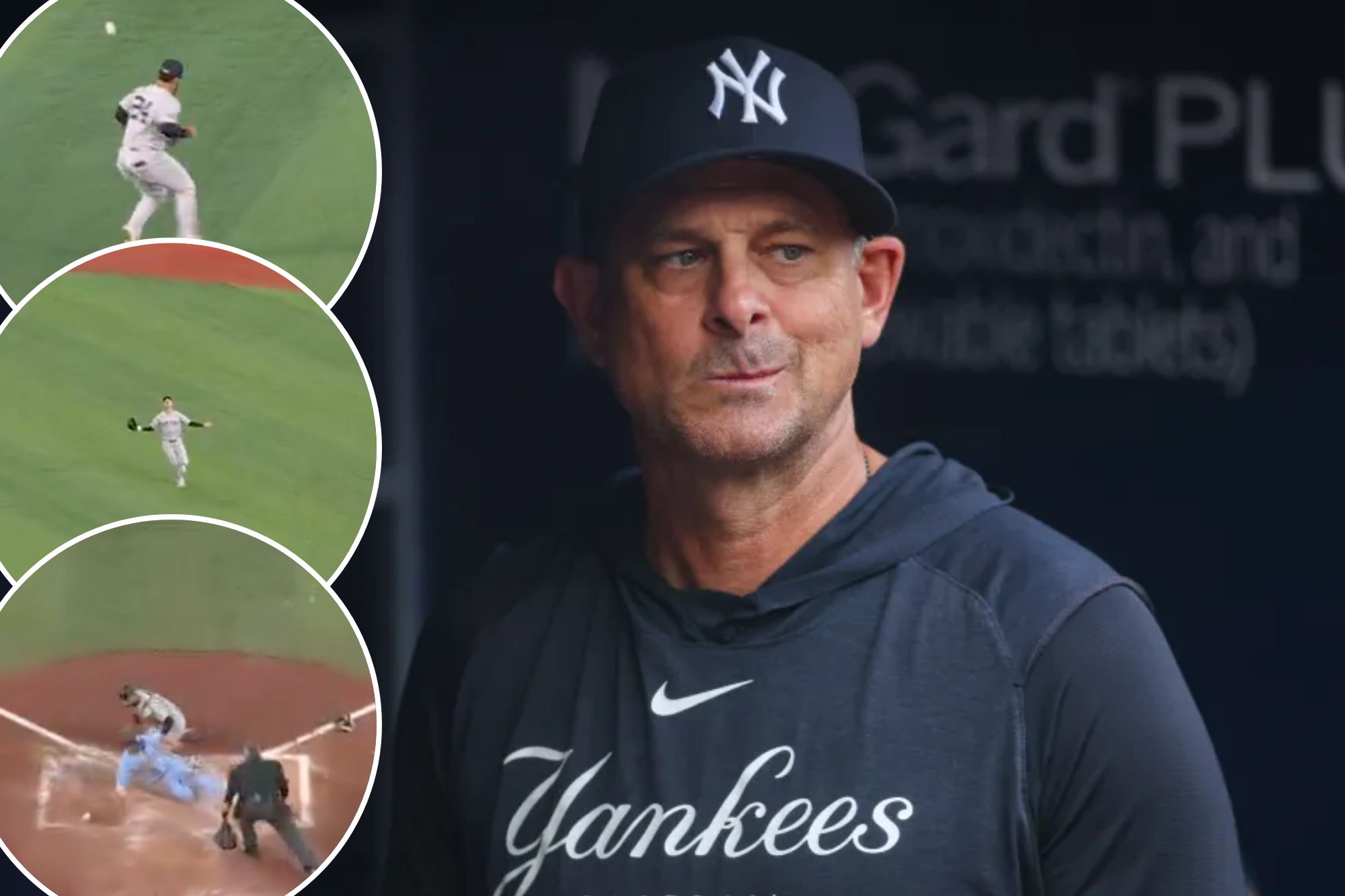 Aaron Boone’s strange explanation for Yankees’ defensive meltdown