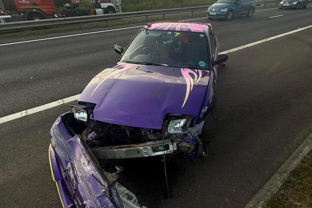 Victim of terrifying crash shares shocking images after hit-and-run on ...
