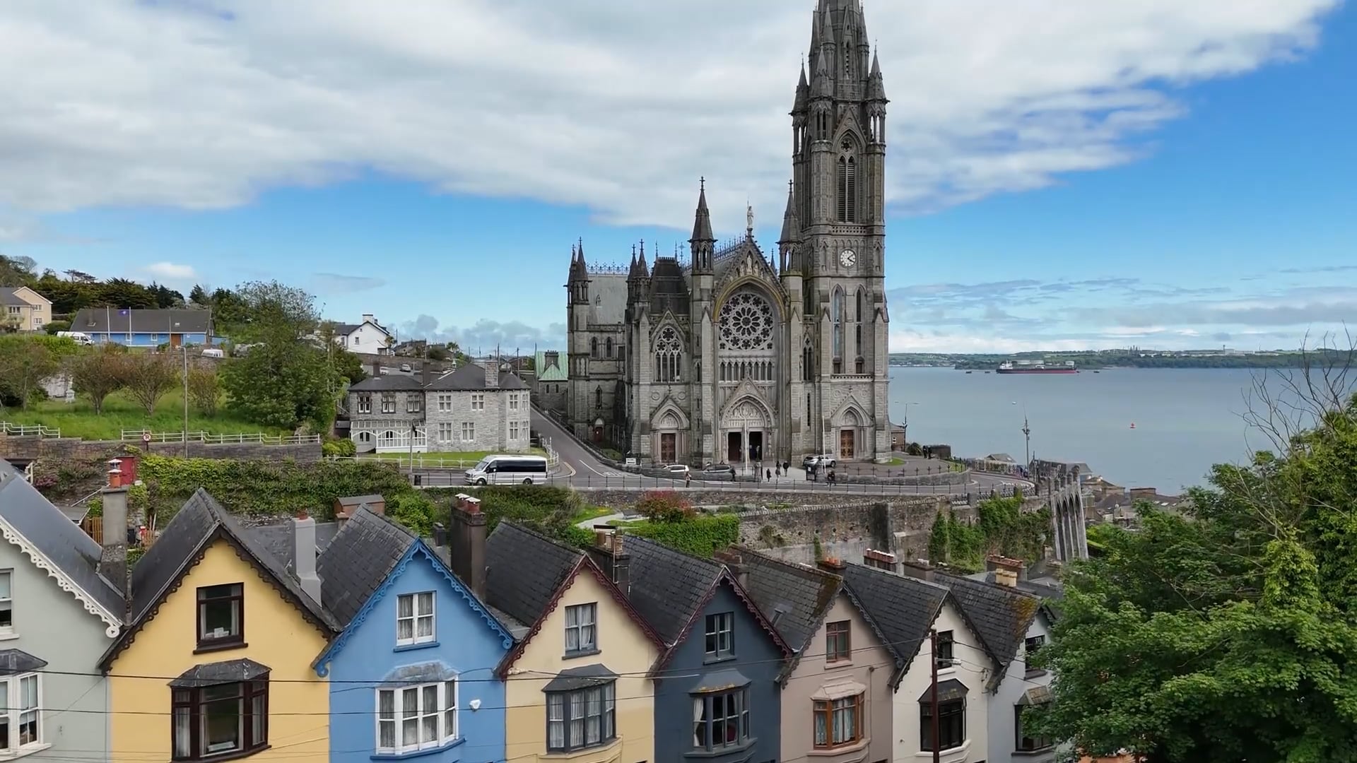 Soaring Over Cobh: Irish Traditions Captured by Drone