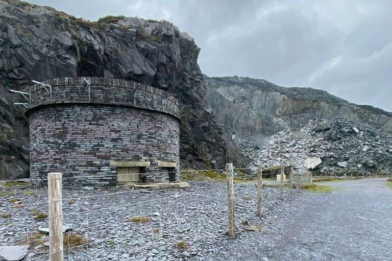 Gut-lurching moment huge rockface collapses near walkers at popular ...