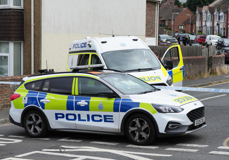 Newhaven road closed as photos show Sussex Police in cordoned off area