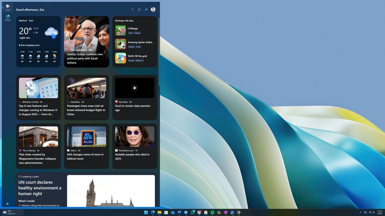 Microsoft trials redesigned Windows 11 Widgets Board with new Copilot ...