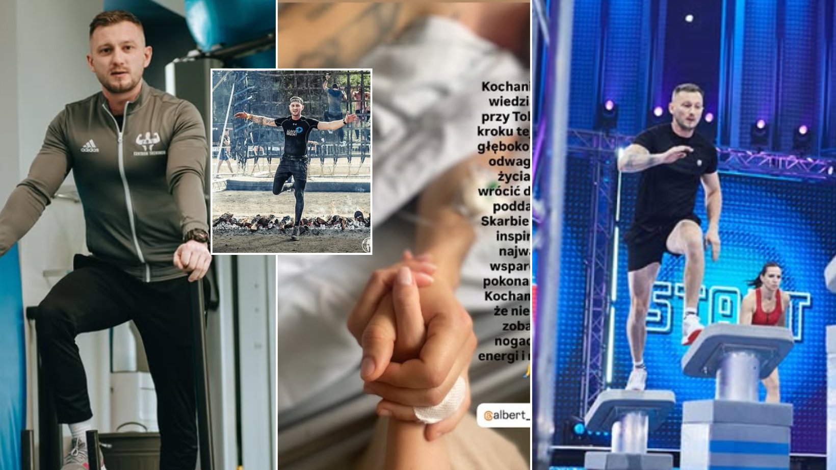 Wypadek na planie Ninja Warrior. Żona zabiera głos po zabiegu. Nie ...