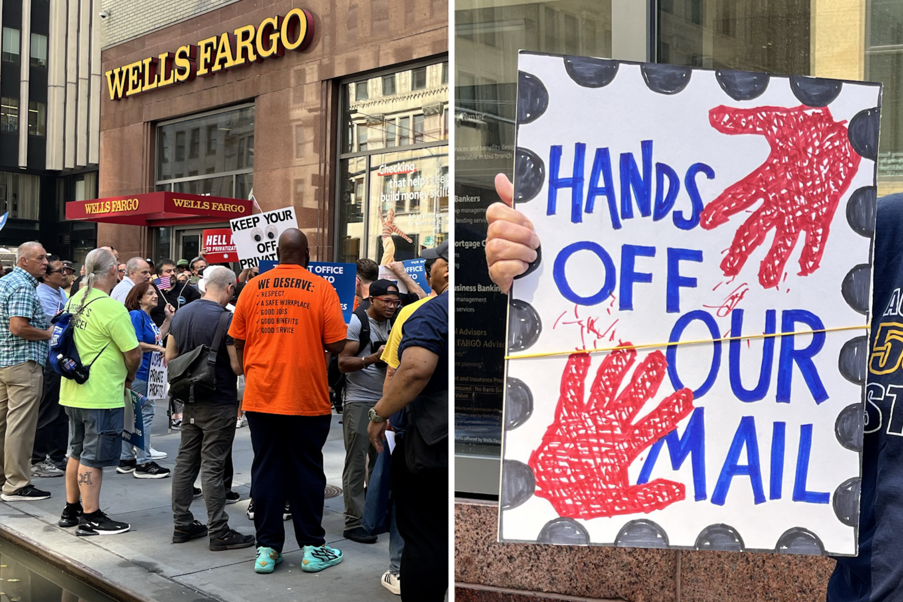 USPS Workers Protest Against Privatization: 'US Mail Is Not For Sale'