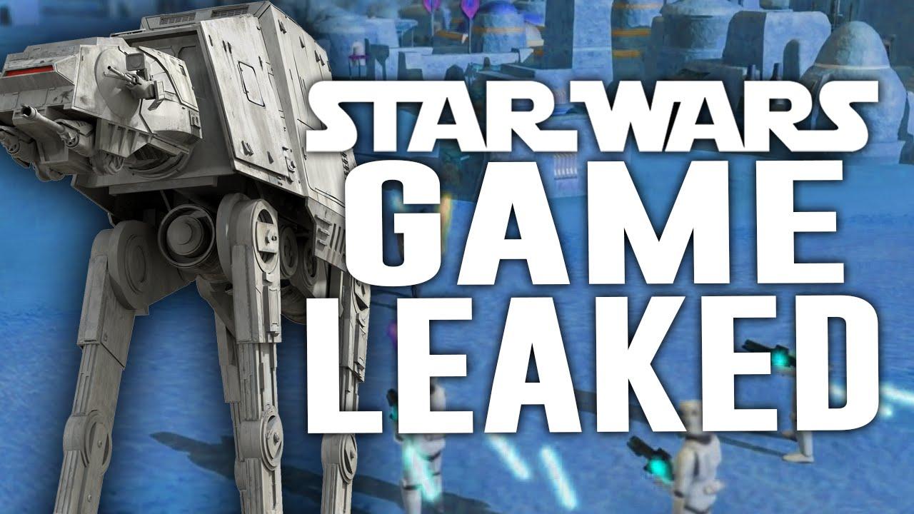 Star Wars Game Footage "leaked" (cancelled Star Wars Rts Gameplay)