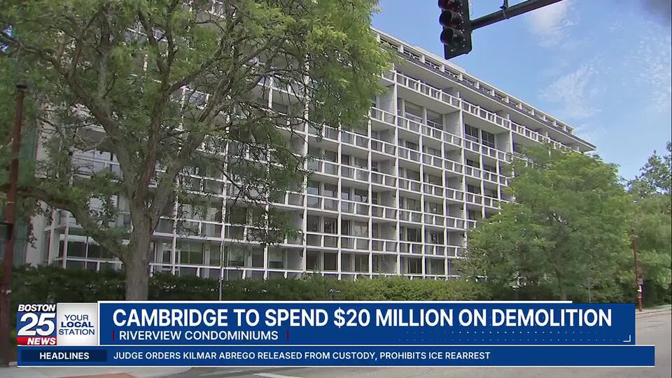 Cambridge to spend $20M on demolition of unstable condo building