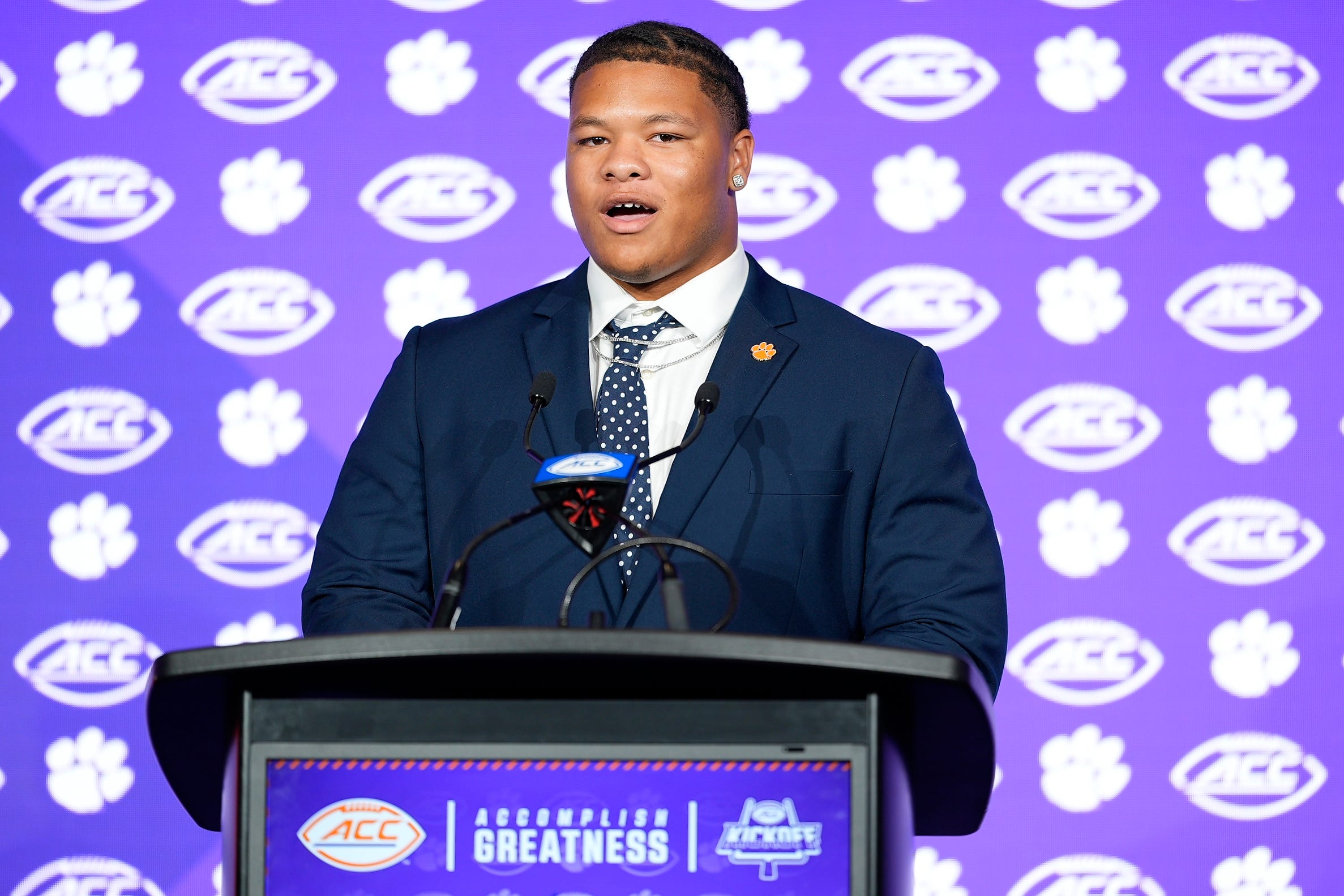 Everything Clemson's TJ Parker and Peter Woods said at ACC kickoff