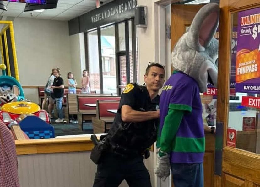 Who Ratted? Chuck E. Cheese Mascot Dragged Out of Florida Pizzeria in Cuffs