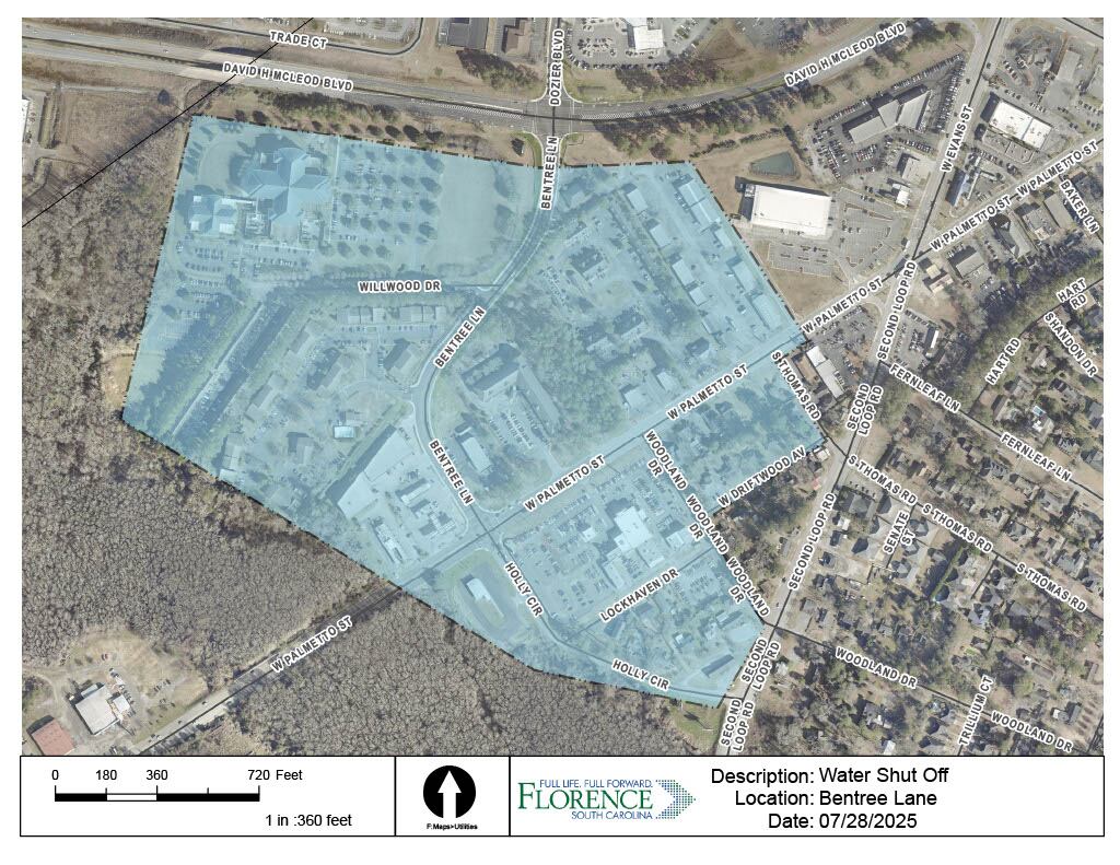 Temporary water shut-off scheduled in Florence