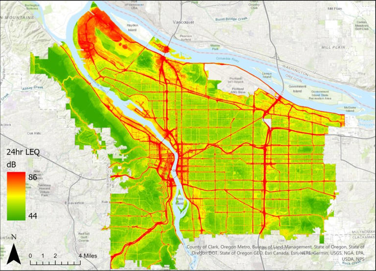 Research detects ‘unhealthy’ noise levels in multiple Portland ...