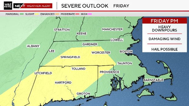 Record heat possible in Boston Friday, followed by severe thunderstorm ...