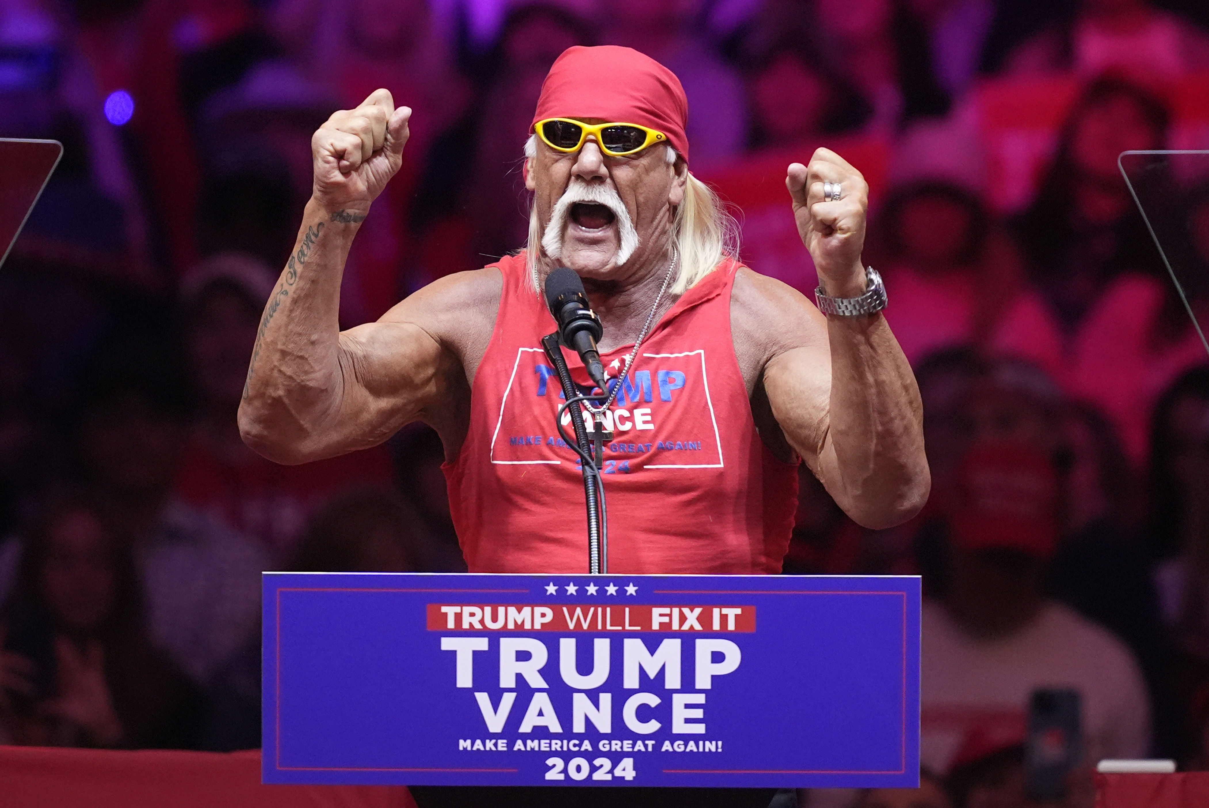 Donald Trump pays tribute to 'great friend' Hulk Hogan