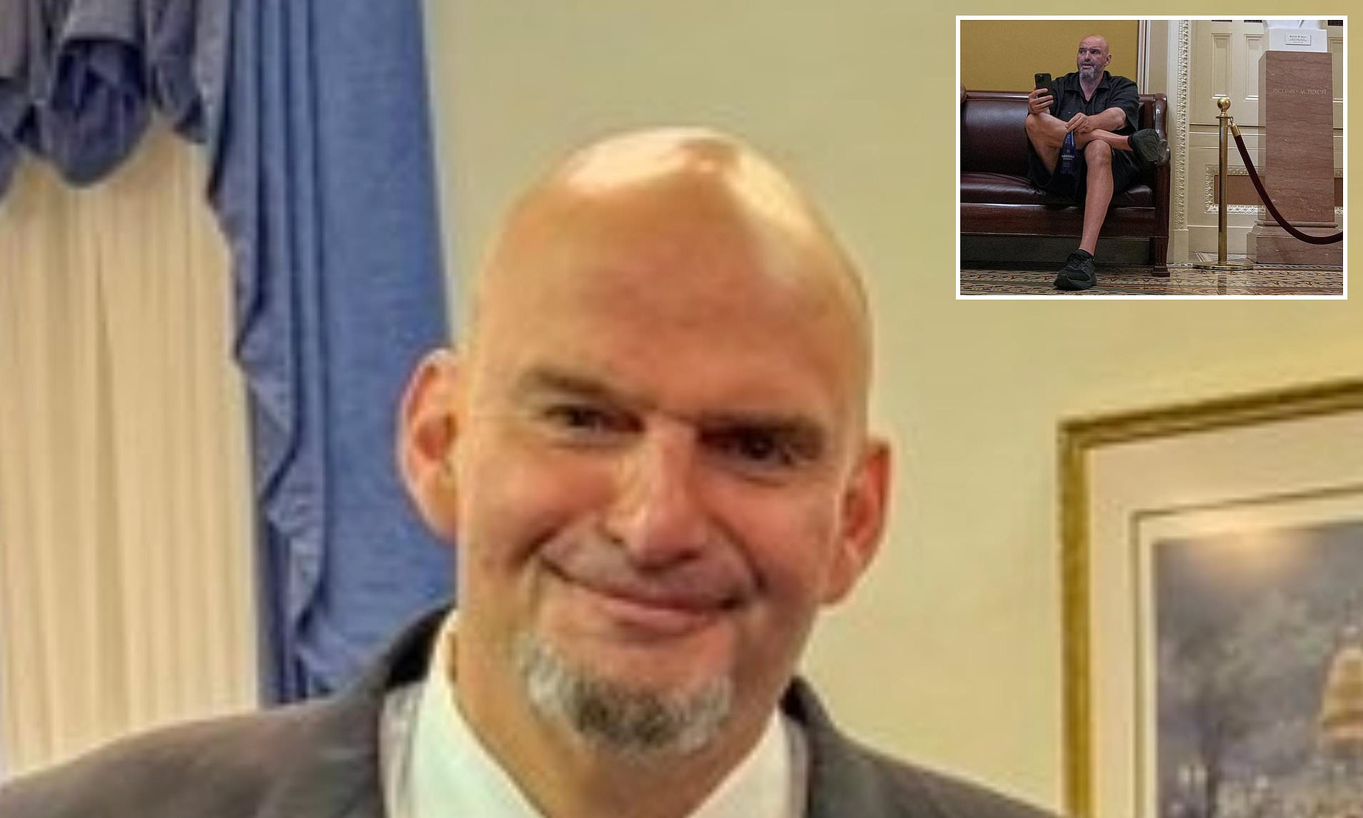 John Fetterman looks unrecognizable as he credits AI for makeover