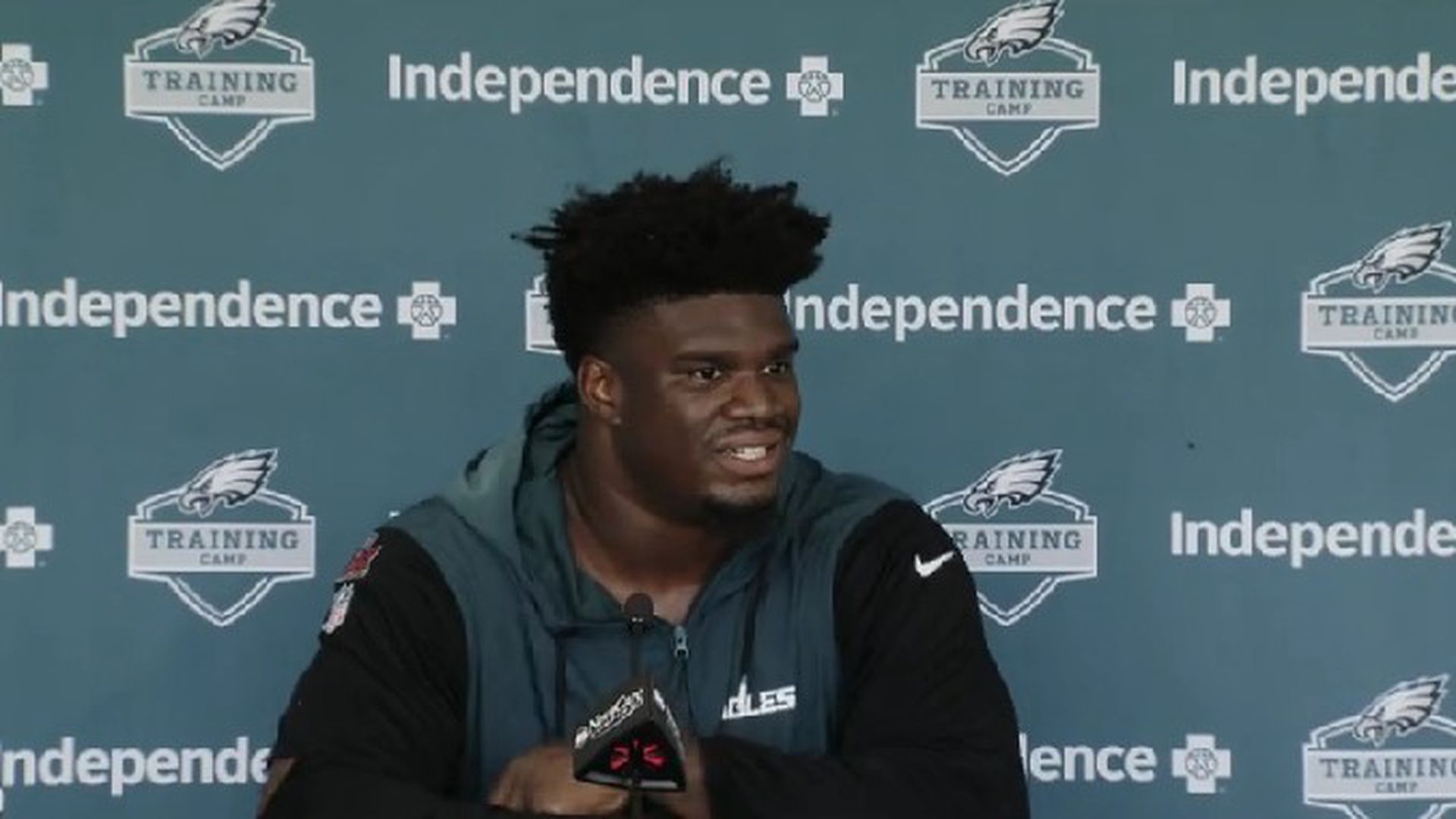 Jordan Davis says he’s down about 26 pounds from last year