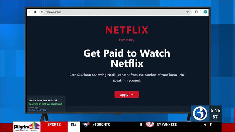 Watching your Wallet: Get paid to watch Netflix? It’s probably a scam