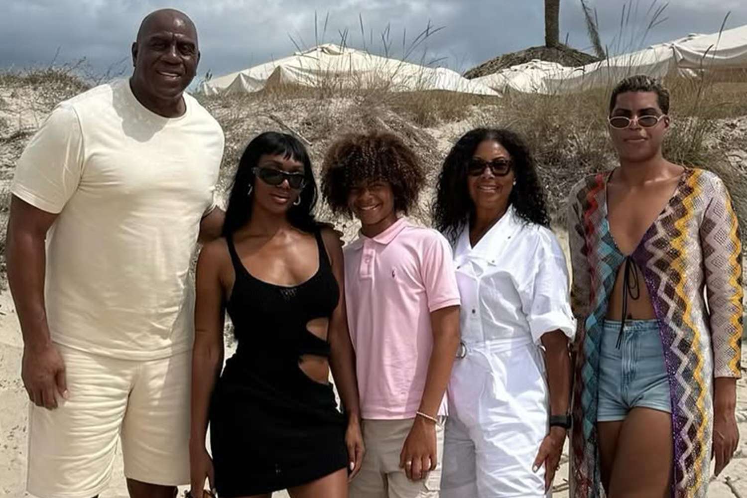 Magic Johnson Shares Family Photos as They Enjoy a Mediterranean Beach ...