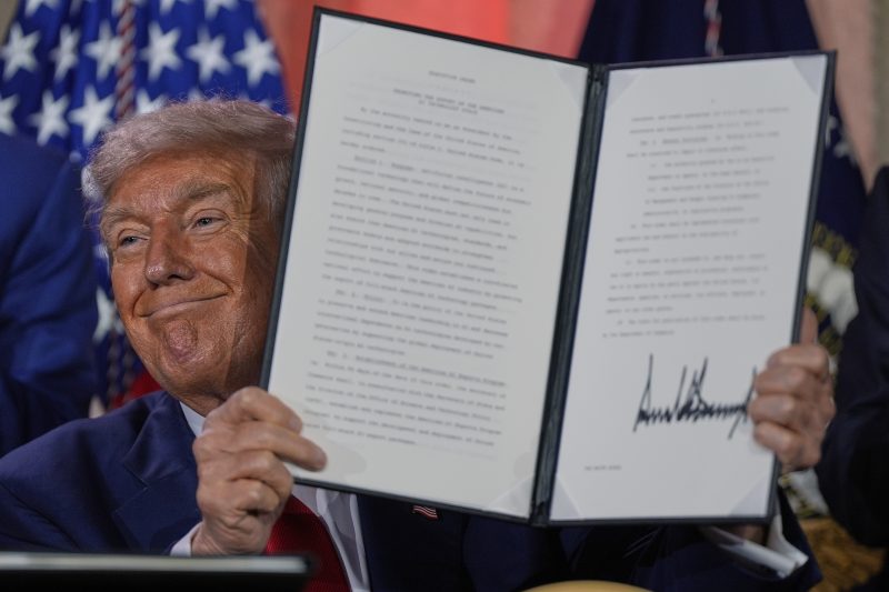 Trump unveils executive orders to boost U.S. AI leadership