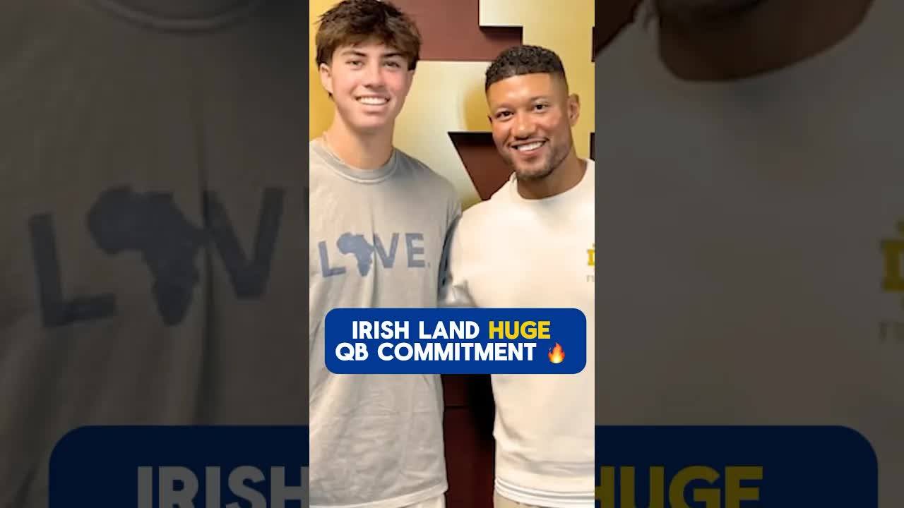 notre dame fighting irish - a to z sports : teddy jarrard commits to ...