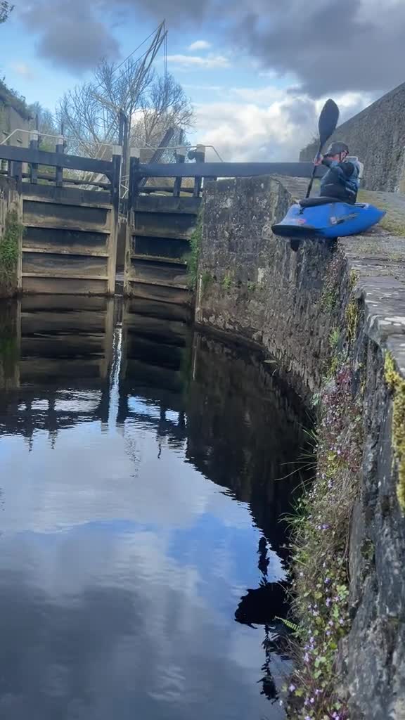 Kayak Drop Into Canal Lock: Epic Water Challenge