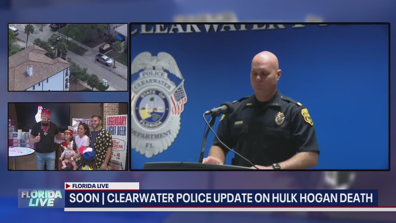Clearwater police update on Hulk Hogan death