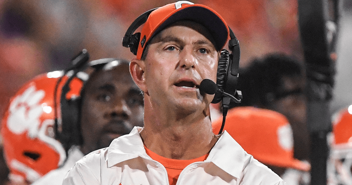 Dabo Swinney recalls early moment in his Clemson career when he ...