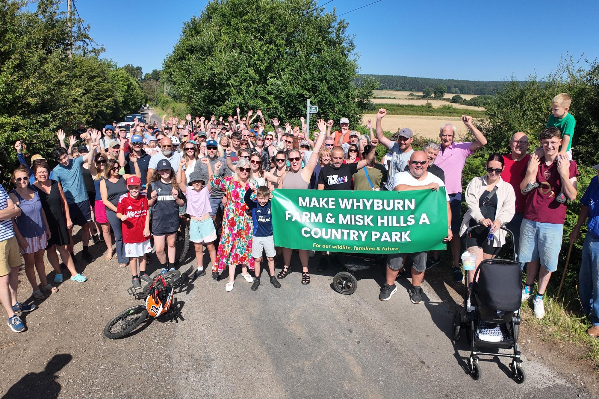 New pledge: Hucknall MP unveils next step in Whyburn and Misk Hills ...