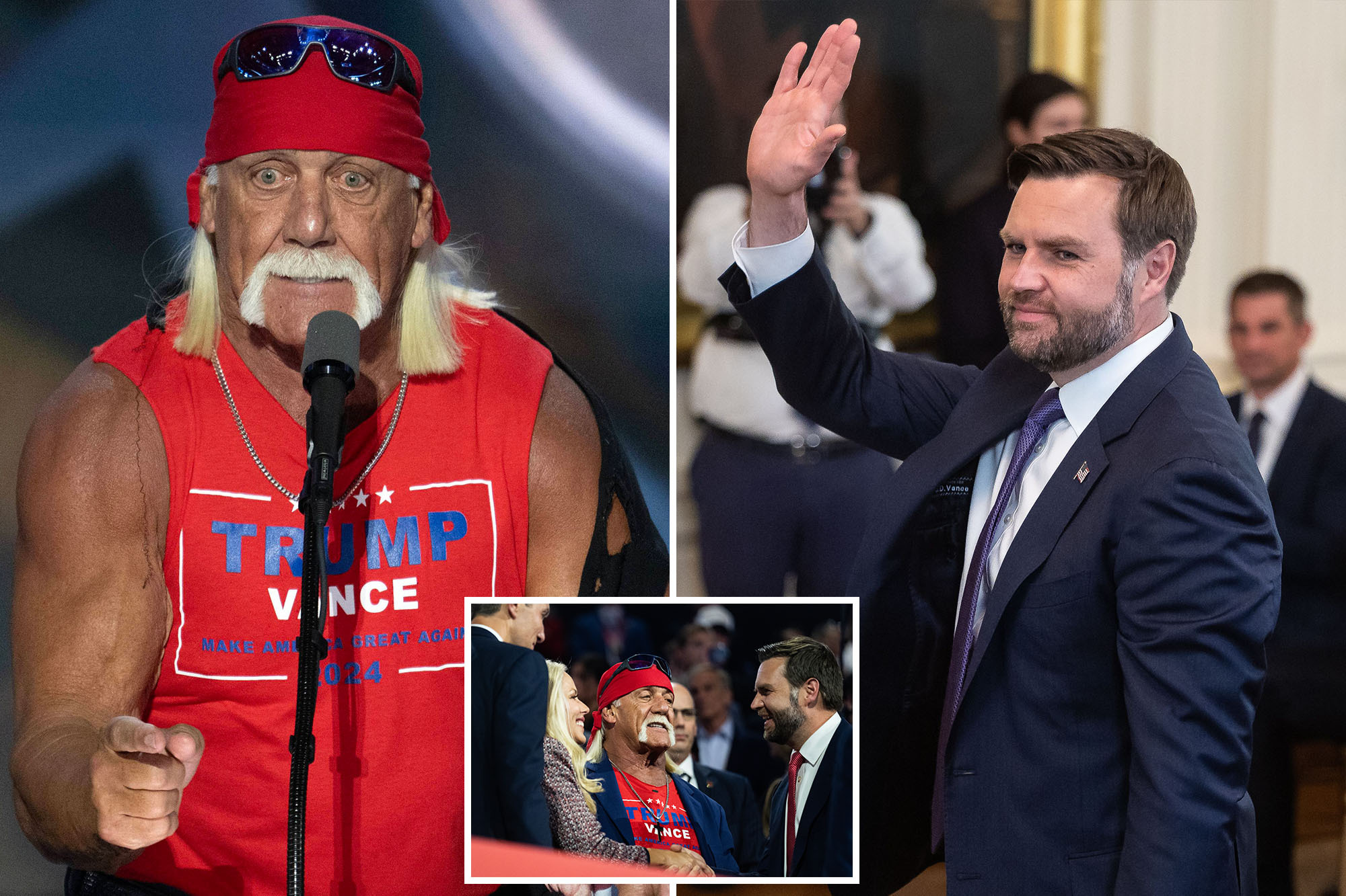 JD Vance pays tribute to ‘American icon’ Hulk Hogan after wrestler’s ...