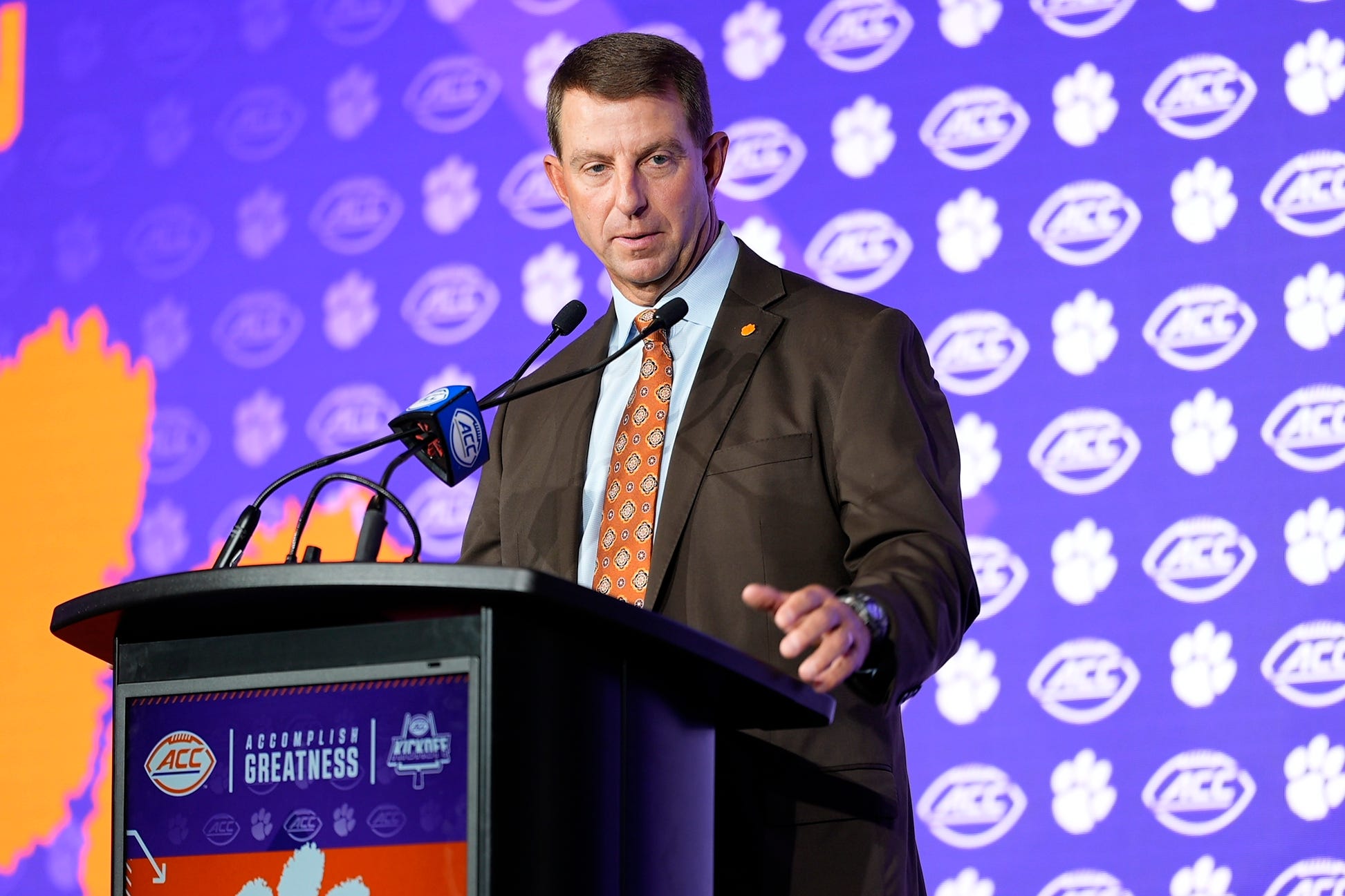 What did Dabo Swinney say at ACC's 2025 media days? His full comments