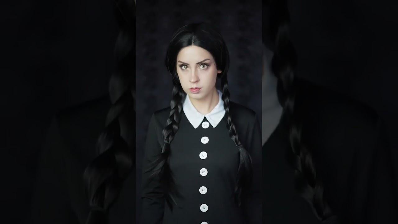 Wednesday Addams Cosplay Transformation