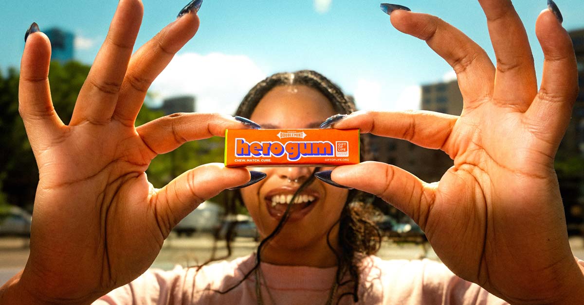 This stick of gum can save a life, making it easier than ever to match stem cell donors