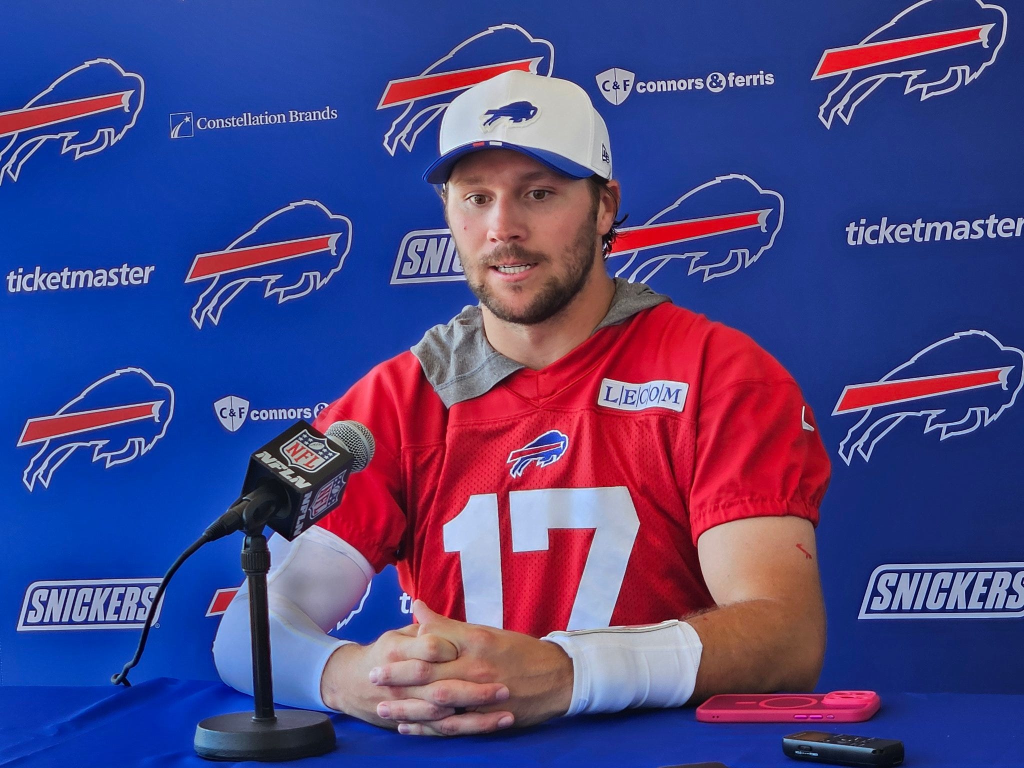 Allen enjoys coming to training camp away from where they play