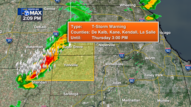 Chicago weather: Heat Advisory in effect, Severe Thunderstorm Warning ...