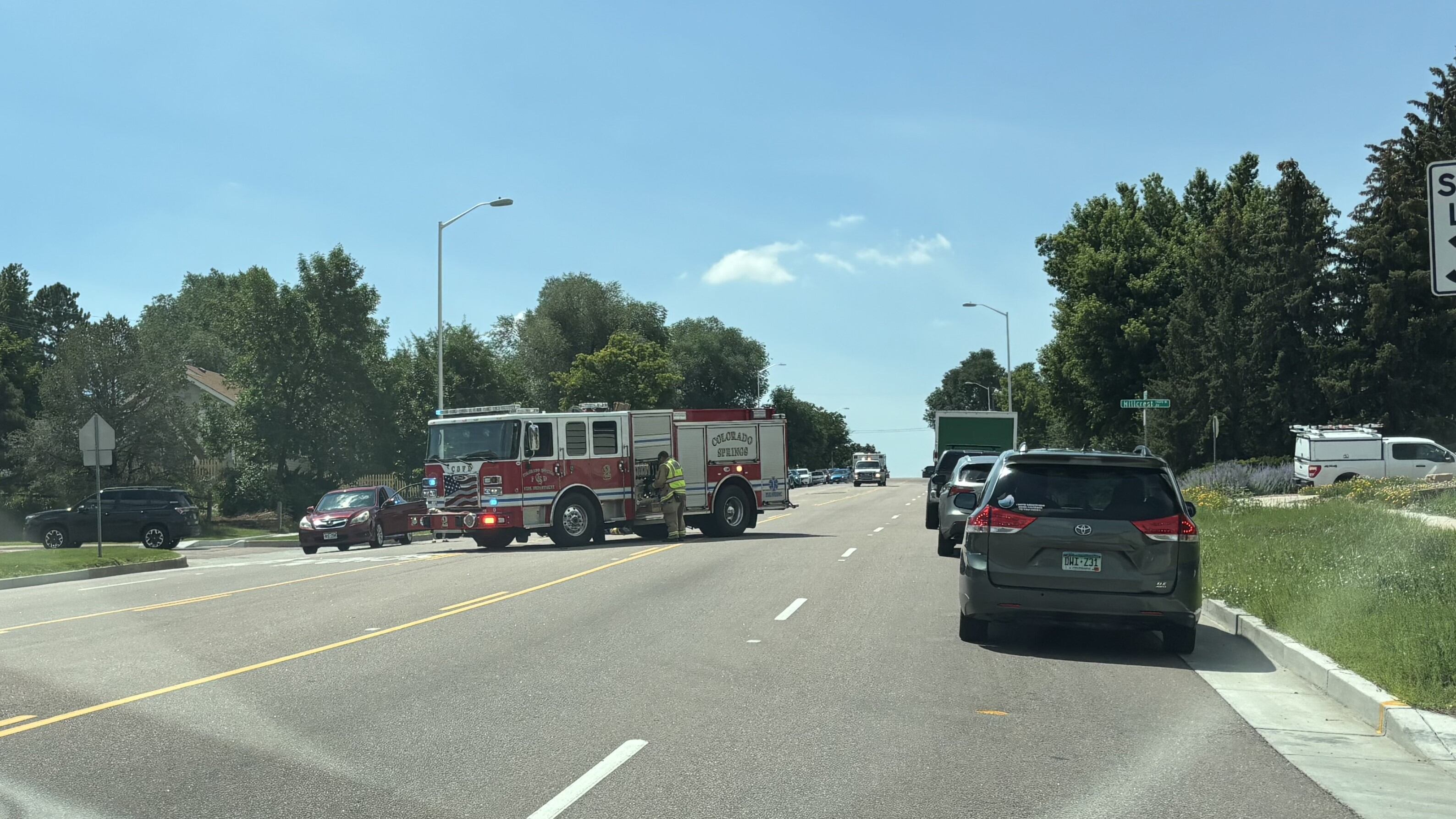 Suspect arrested following road rage hit-and-run crash in Colorado Springs