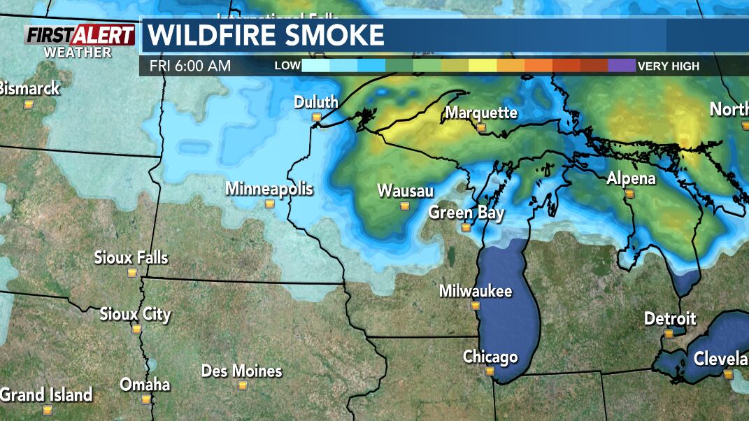 First Alert Weather: Showers/storms exit, wildfire smoke returns