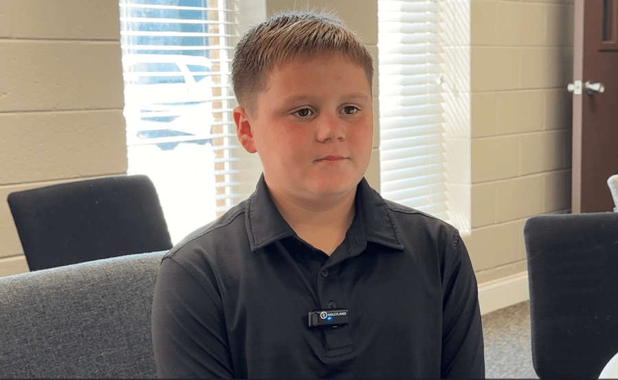 A young boy’s faith becomes sight