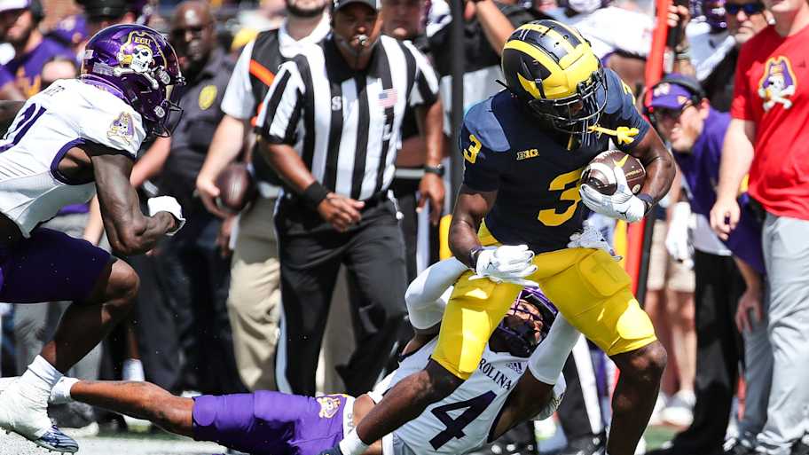Sherrone Moore breaks down how he feels about Michigan's wide receiver room