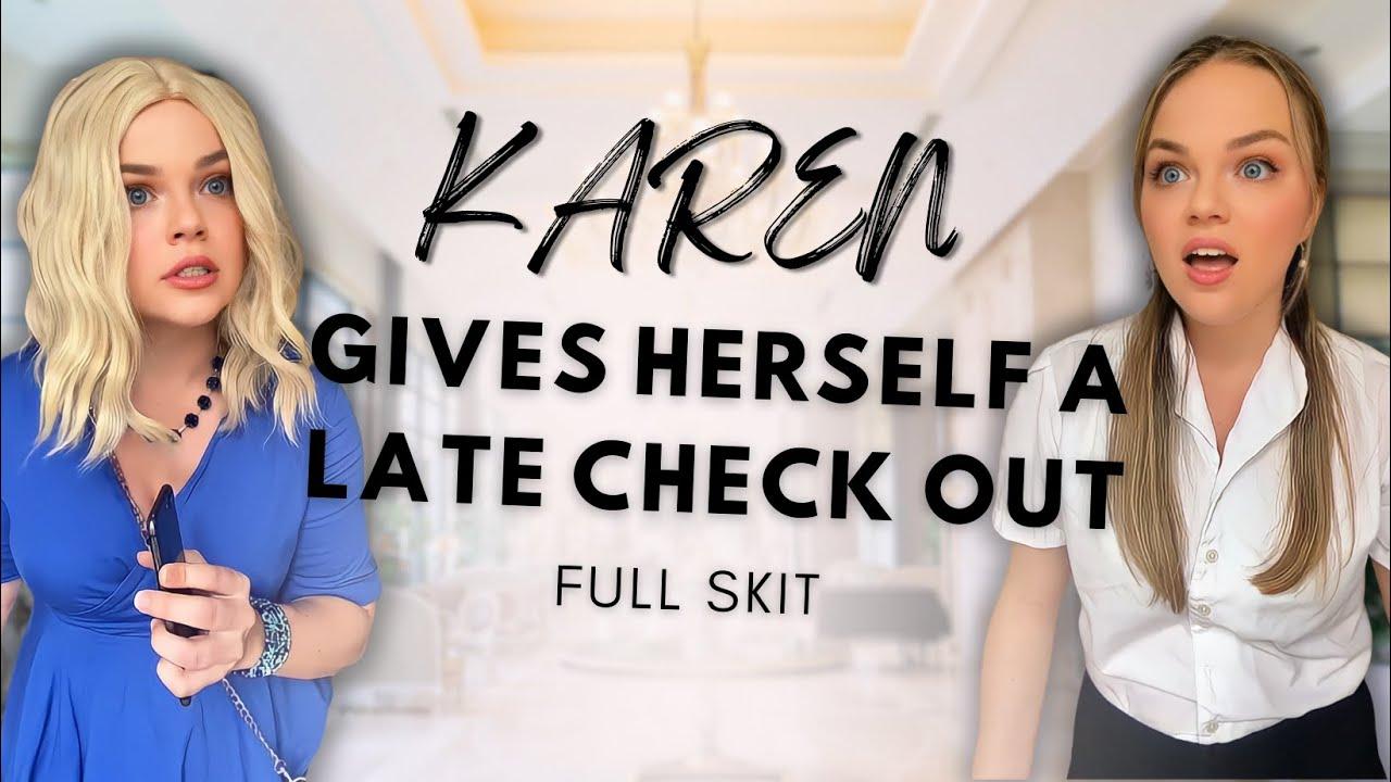 Entitled Woman Gives Herself A Late Check Out 🙄