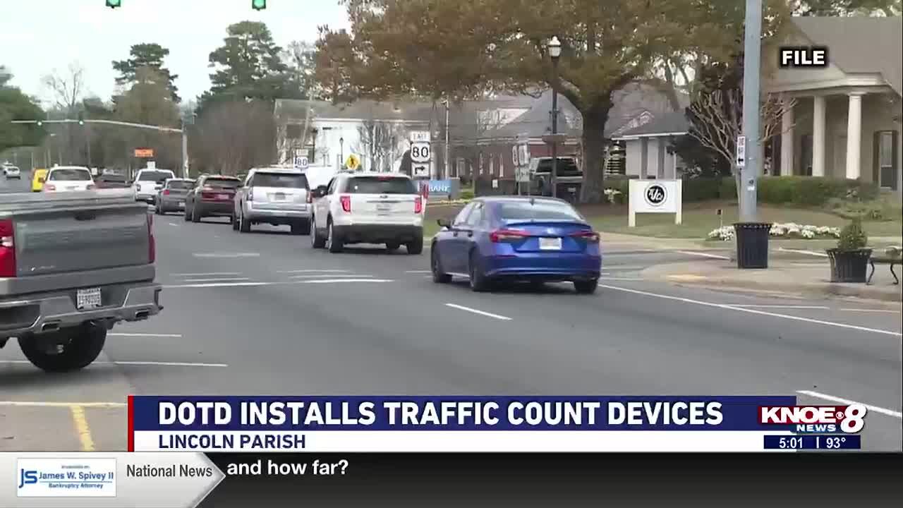 DOTD installs traffic counting devices across Louisiana