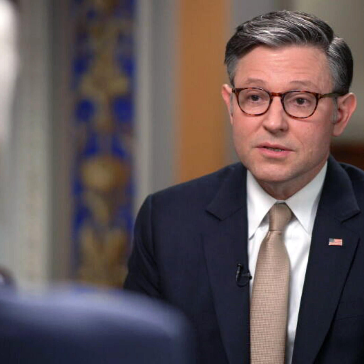 House Speaker Johnson says Jeffrey Epstein case is "not a hoax"