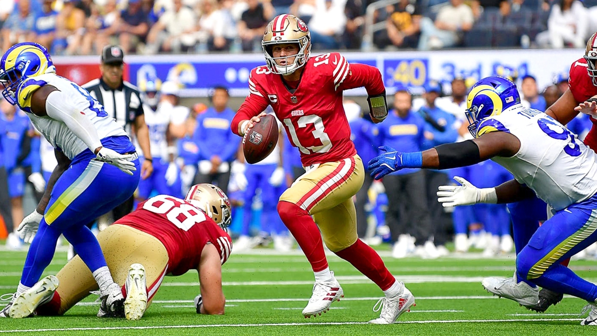 49ers' Brock Purdy responds to Steve Young's scrambling advice