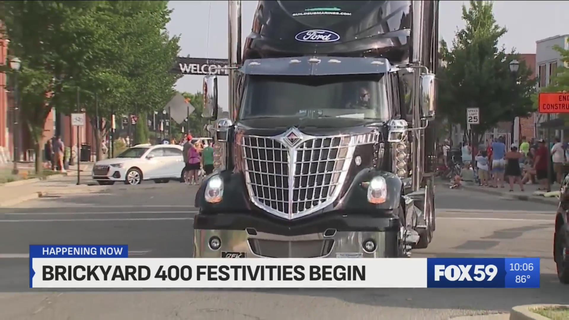 Brickyard 400 weekend kicks off with annual Hauler Parade
