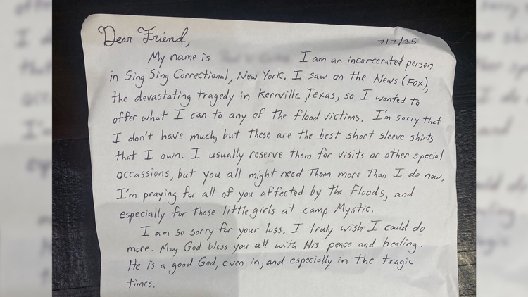 'I wanted to offer what I can': Man incarcerated at Sing Sing donates ...