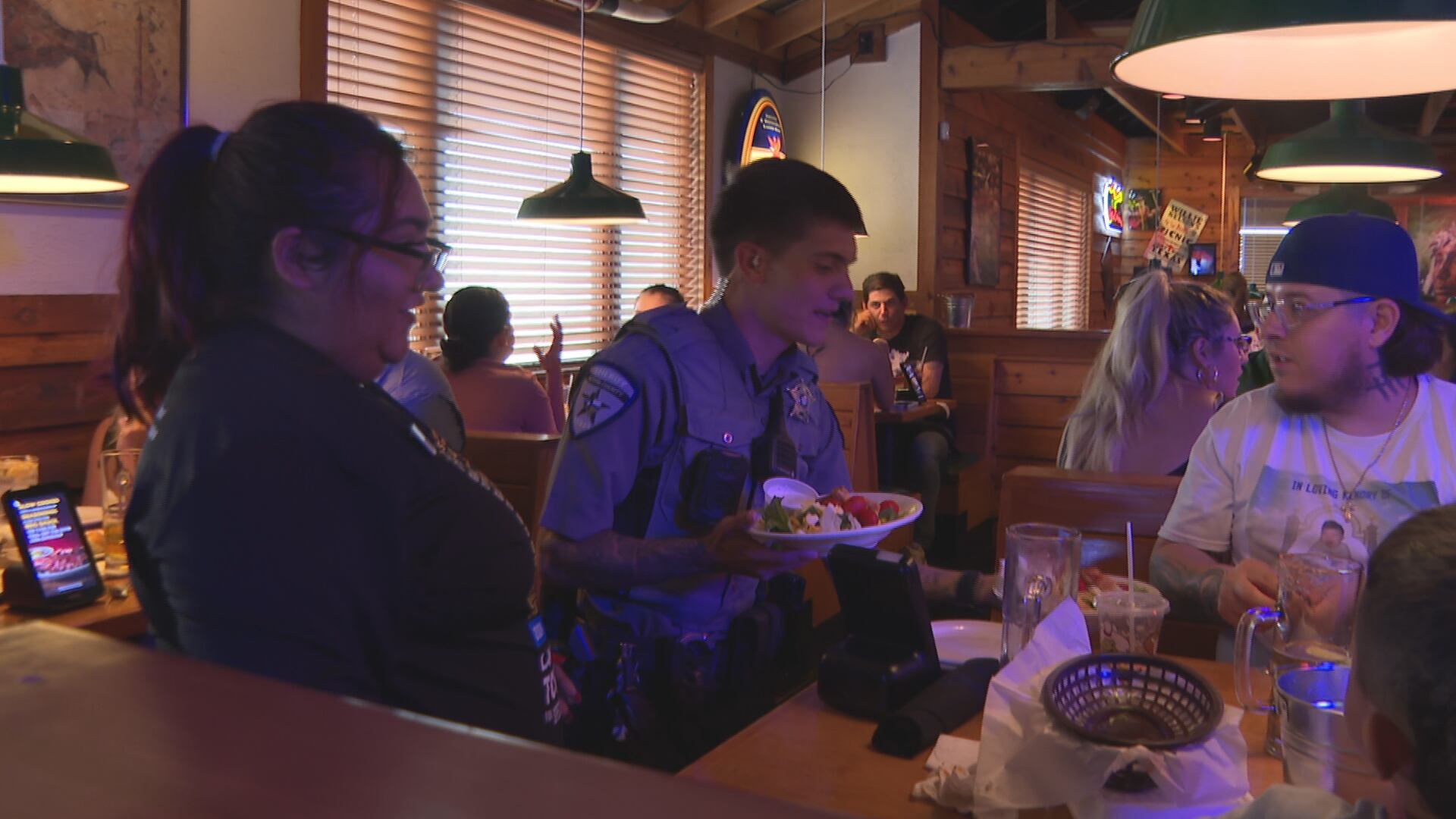 The annual Tip a Cop event is held