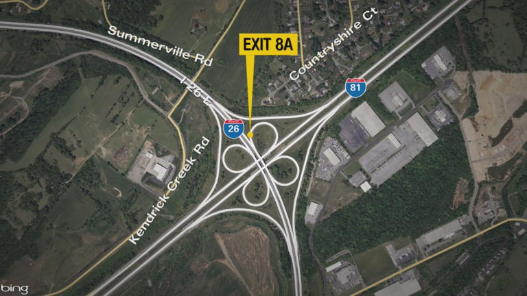 TDOT: I-26 West ramp to I-81 South will be closed this weekend