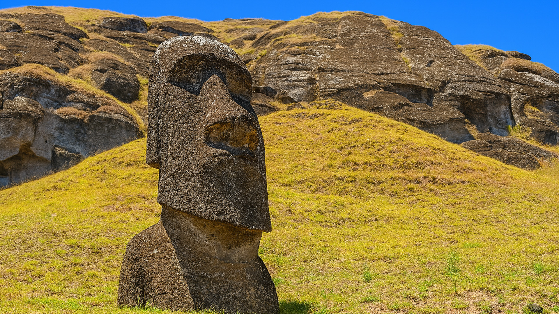 Chile Easter Island Landscape in 4K
