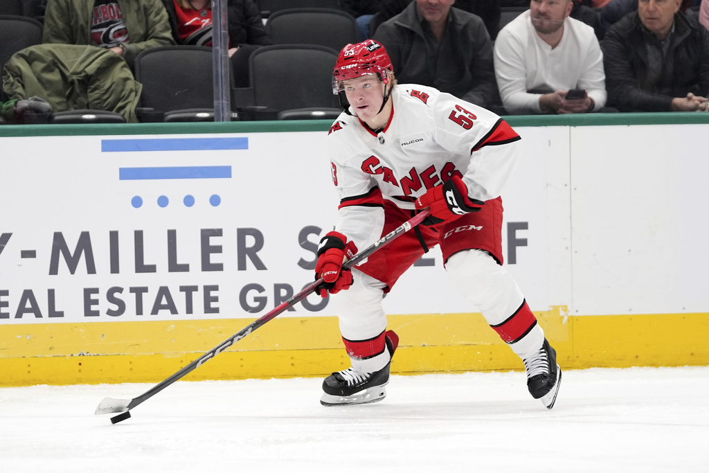 Hurricanes forward Jackson Blake signs 8-year, $45 million contract ...