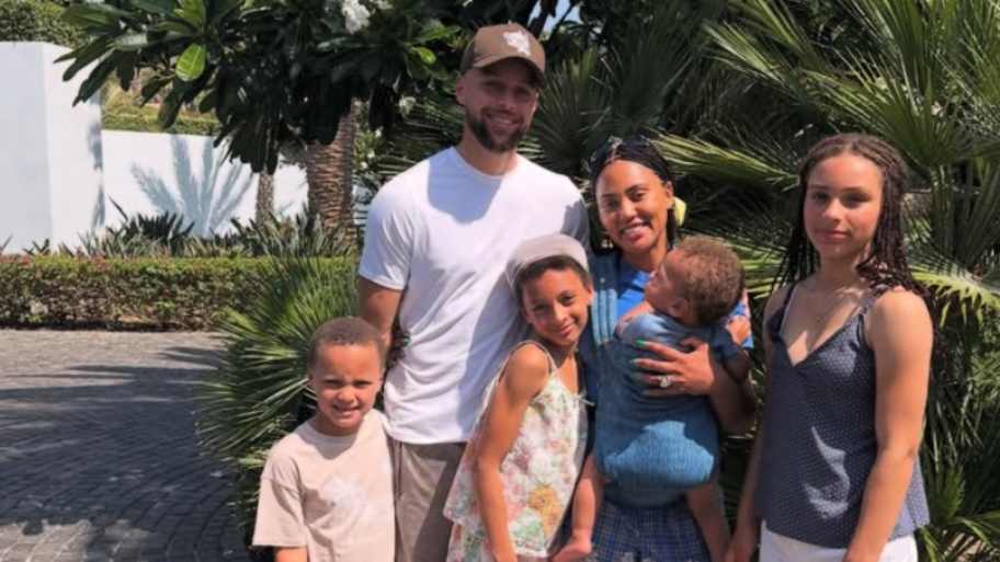 Stephen Curry's wife Ayesha shares 'bliss' family hug photo with baby Cai